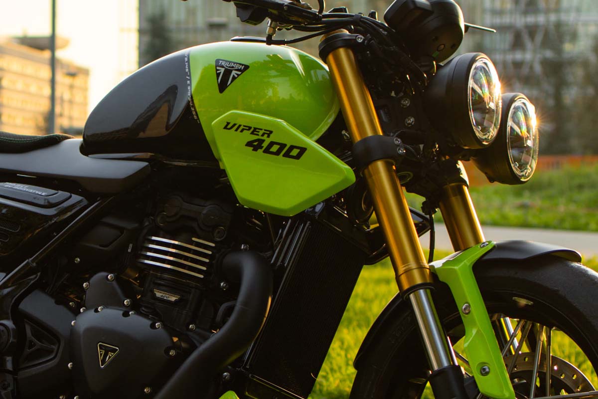 Triumph Viper 400: customização única da Speed 400 vai a leilão ...